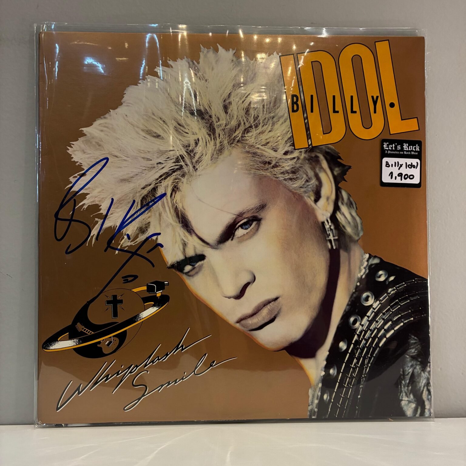 BILLY IDOL - WHIPLASH SMILE (AUTOGRAFADO) - Lets Rock Store